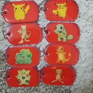 Pokemon | Toys | Vintage Collection Of Pokemon Dog Tags | Poshmark